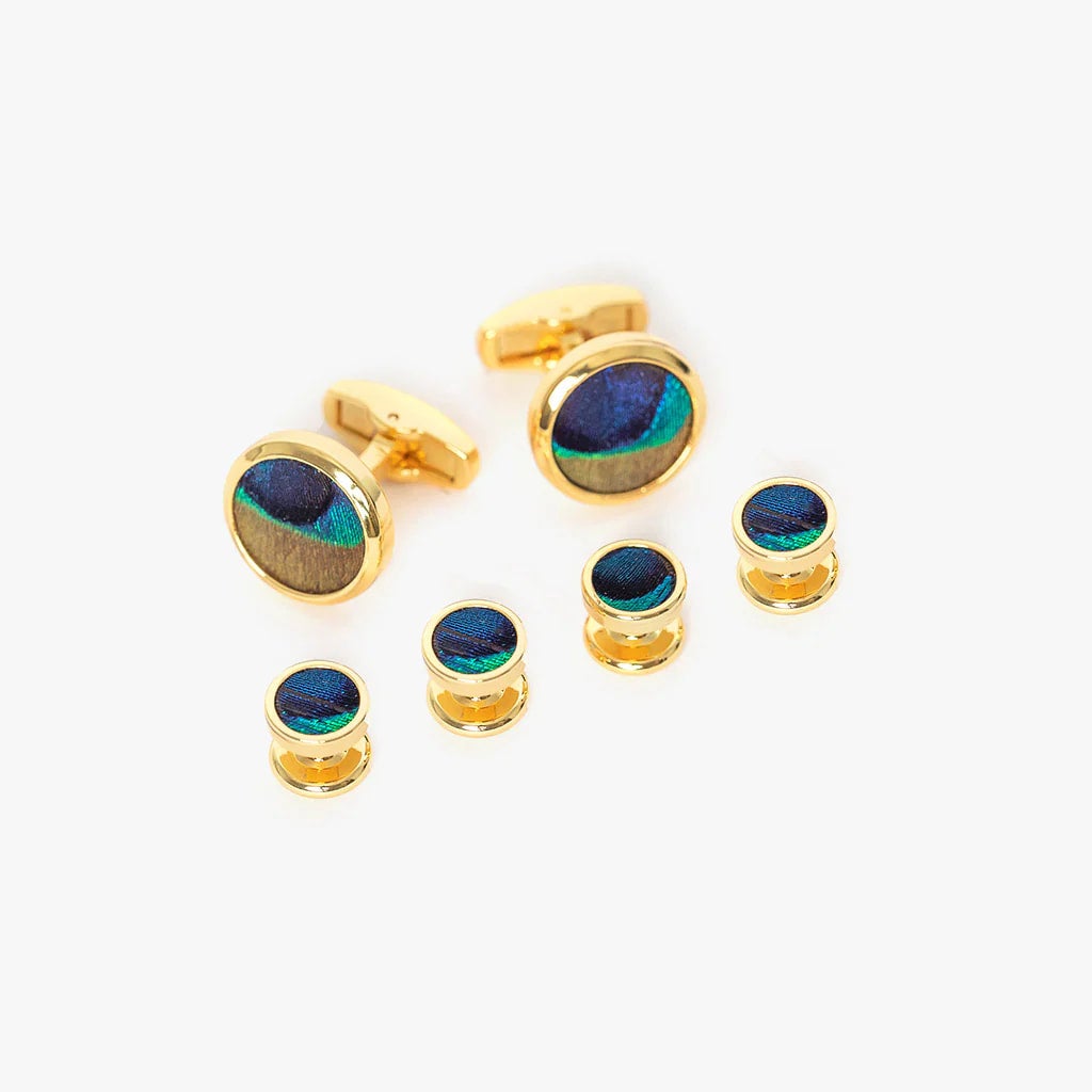 Brackish Capers Stud Set (Gold) | Preservation Society of Charleston